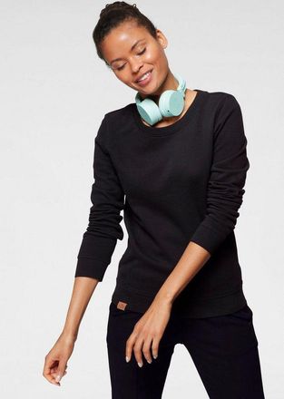 Kangaroos Sweatshirt Langarm, figurbetonter Schnitt, unifarben, Rundhalsausschnitt