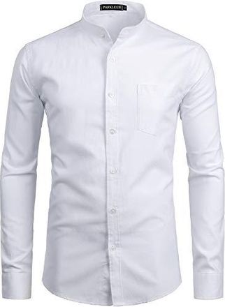 PARKLEES Parklees Robe décontractée à manches longues pour homme avec poche - - XL