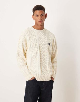 Alma de Ace Lucia - Pull en maille - Blanc cassé