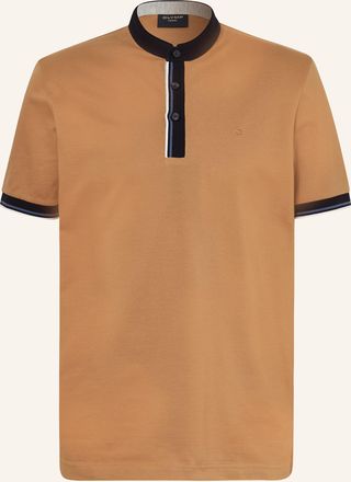 Olymp Piqu&eacute;-Poloshirt braun