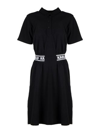 Karl Lagerfeld Robe Au Genou - Noir