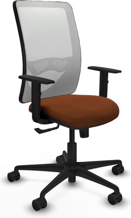 Piqueras y Crespo B&uuml;rostuhl Zulema mit 1D-Armlehnen, h&ouml;henverstellbare Lendenwirbelst&uuml;tze, ausgestattet mit 3 Positionen und Schneideschaum, mit Rollen von 65 mm, Nylon