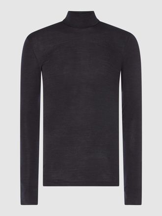 Hanro Longsleeve aus Merinowoll-Seide-Mix