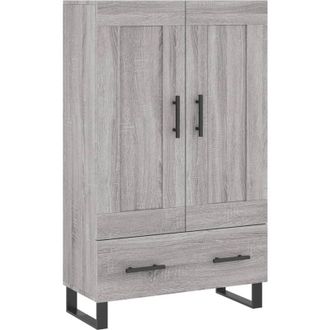 vidaXL Highboard Grau Sonoma 69,5x31x115 cm Holzwerkstoff Vidaxl