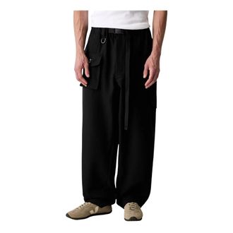 Yohji Yamamoto Wide Hosen - - Trousers - Herren - Schwarzk - XL