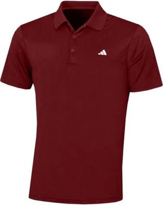 adidas Golf Hommes Performance Polo Doux - Core Bordeaux Sport - XXL