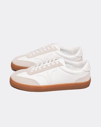 Ted Baker Robbert Herren Retro Wildleder-Leder-Mix Sneaker
