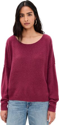 American Vintage Damen Damsville Sweater, Rosinen-China, Medium-Large