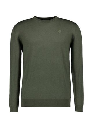 Karl Lagerfeld Herren Pullover gr&uuml;n unifarben