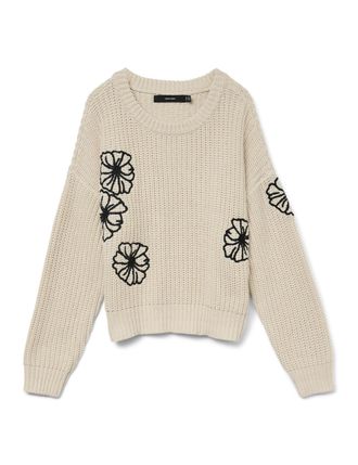 Vero Moda Vmlaura Ls O-Neck Pullover Boo