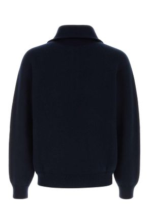 Prada Virgin Wool Blend Sweater - Navy