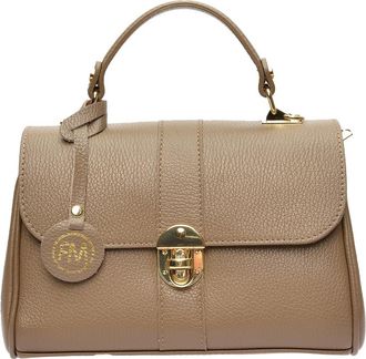 Roberta M Beige Rindsledertasche