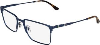 Lacoste L2321 424 Lunettes pour homme Bleu mat 56/18/145