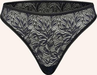 erlich textil Erlich Textil Iconic Lace String Aus Nachhaltiger Spitze - Atmungsaktiv schwarz