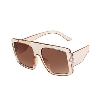 Generic Lunettes de soleil rétro à monture large 2025 pour décoration extérieure (couleur : G, taille : 1)