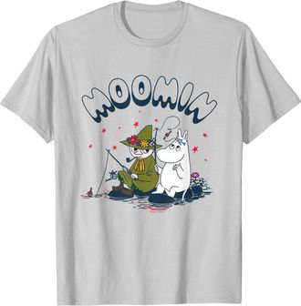 Moomin Snufkin und Moomintroll Angeln Unabh&auml;ngigkeit T-Shirt