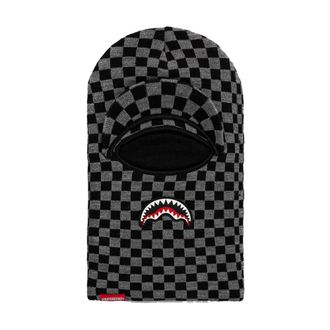 Sprayground Gestrickte Skimaske mit Visier und Haifischmotiv - - Accessories - Herren - Schwarzk - ONE SIZE