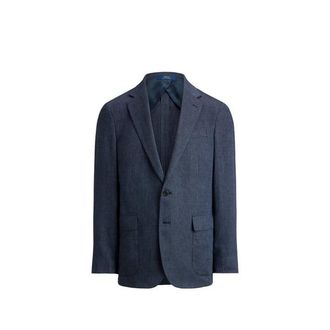 Polo Ralph Lauren Blazer cintr&eacute; en lin m&eacute;lang&eacute;
