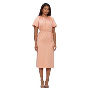 Twinset Femme, Robes, Rose, Taille: 42 FR Midi Dress 261Tp2250