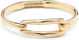 Uno De 50 Bracelet boucle plaqué or 18 carats, Talla L, Or jaune, Pas de gemme