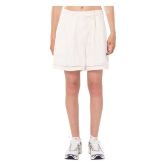 Lacoste Damen, Shorts, Wei&szlig;, MGr&ouml;&szlig;e