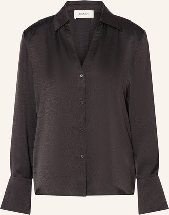 BA&SH Ba&Sh Jacquard-Bluse Itsey Mit Schmucksteinen schwarz