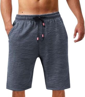 Generic Short pour Homme à Taille élastique, Short de Sport pour Homme, Coupe régulière, Pantalon Cargo pour Hommes, Pantalon Classique pour Hommes, vêtements