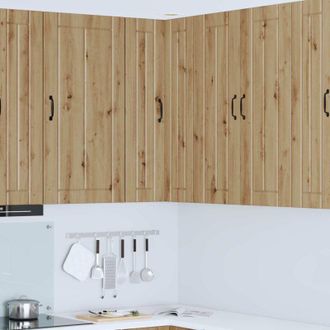 vidaXL vidaXL Armoire de cuisine Lucca Ch&ecirc;ne artisanal 57 x 57 x 100 cm
