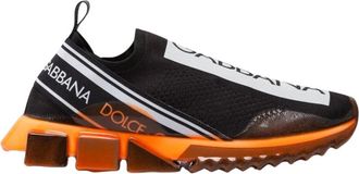 Dolce & Gabbana Homme, Chaussures, Orange, Taille: 39 1/2 EU Sorrento Fabric Baskets