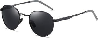 Generic Lunettes De Soleil Polaris&eacute;es For Hommes Et Femmes, Monture Ronde, Color&eacute;es Et Tendance, For La Conduite(3)