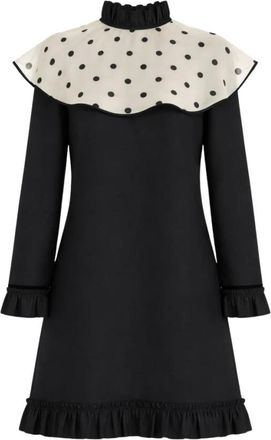 Valentino Garavani Femme, Robes, Noir, Taille: 40 FR Crepe Couture Short Dress