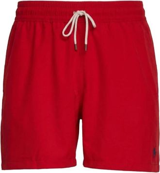 Polo Ralph Lauren Homme, Maillots de bain, Rouge, Taille: L Swim Shorts