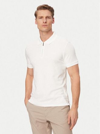 Calvin Klein Poloshirt LV04LE255G Wei&szlig; Slim Fit