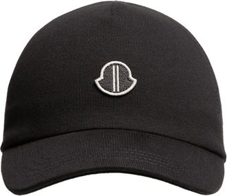 Moncler Homme, Accessoires, Noir, Taille: ONE Size Cotton Baseball Cap