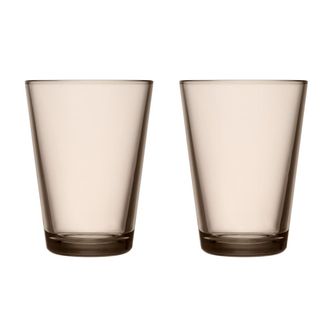 iittala 1051120 Kartio 2-er Set Gl&auml;ser 40cl, Leinen, Glas