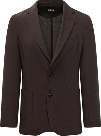 HUGO BOSS Homme, Vestes, Brun, Taille: 2XL Blazer Slim-fit