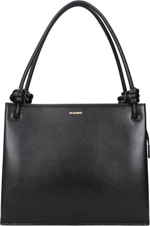 Jil Sander Femme, Sacs, Noir, Taille: ONE Size Sac &agrave; main en cuir