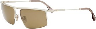 Fendi Reise-Sonnenbrille - - Accessories - unisex - Wei&szlig; - ONE SIZE