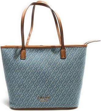 Liu Jo Sac femme Evrim Tote M jacquard dusty blue BS26LJ19 AA6070 T379A Taille du sac: Grand