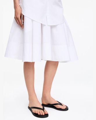 Arket Flip-Flop Aus Leder -Schwarz