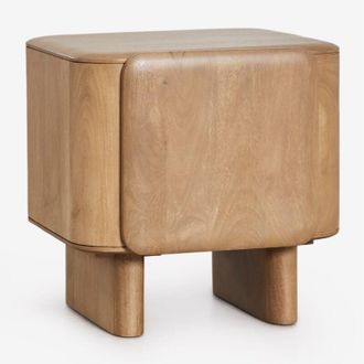 Sklum Sklum - Nachttisch 50x45 cm aus Mangoholz Miller Mango-Holz