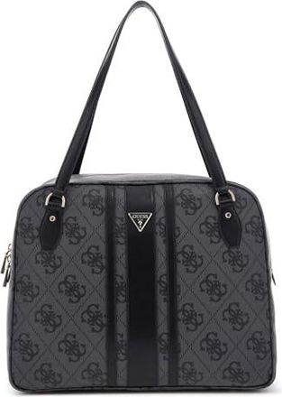 Guess sac à épaule Erenia Tote Bag Coal Logo gris foncé