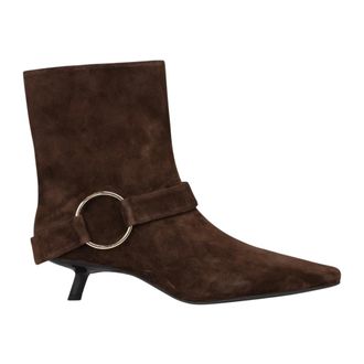 HUGO BOSS Bottines en Daim - Femme - Chaussures - Brun - Taille: 39 EU