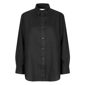 Samsøe & Samsøe Femme, Blouses et Chemises, Noir, Taille: 38 FR Salova Shirt