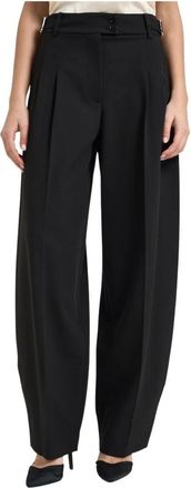 Patrizia Pepe Femme, Pantalons, Noir, Taille: 38 FR Wide Pantalons