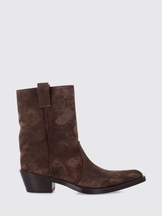 Khaite Bottes western Clive en daim avec bout pointu et talon bas