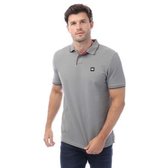 Weekend Offender Spello Poloshirt Paspeliert für Herren (Grau)