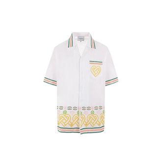 Casablanca Chemise en lin - - Shirts - Herren - Mehrfarbig - S