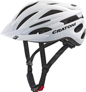 Cratoni Fahrradhelm Pacer MTB Gr. S/M 54-58cm matt weiß