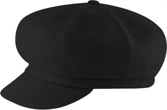 Kangol Casquette Gavroche Wool Spitfire Casquette Laine Casquette Type Gavroche (XL (60-61 cm) - Noir)